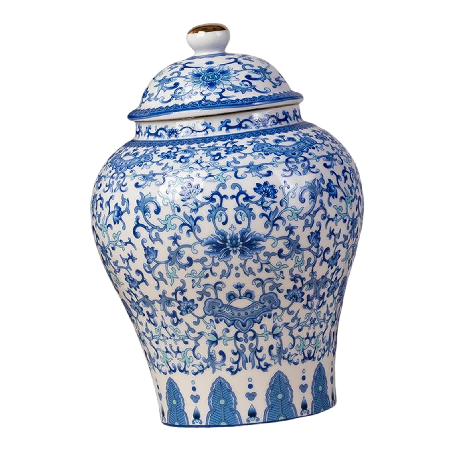 Antique Porcelain Ginger Jar | Jar , Handmade Tea Storage with Lid ...