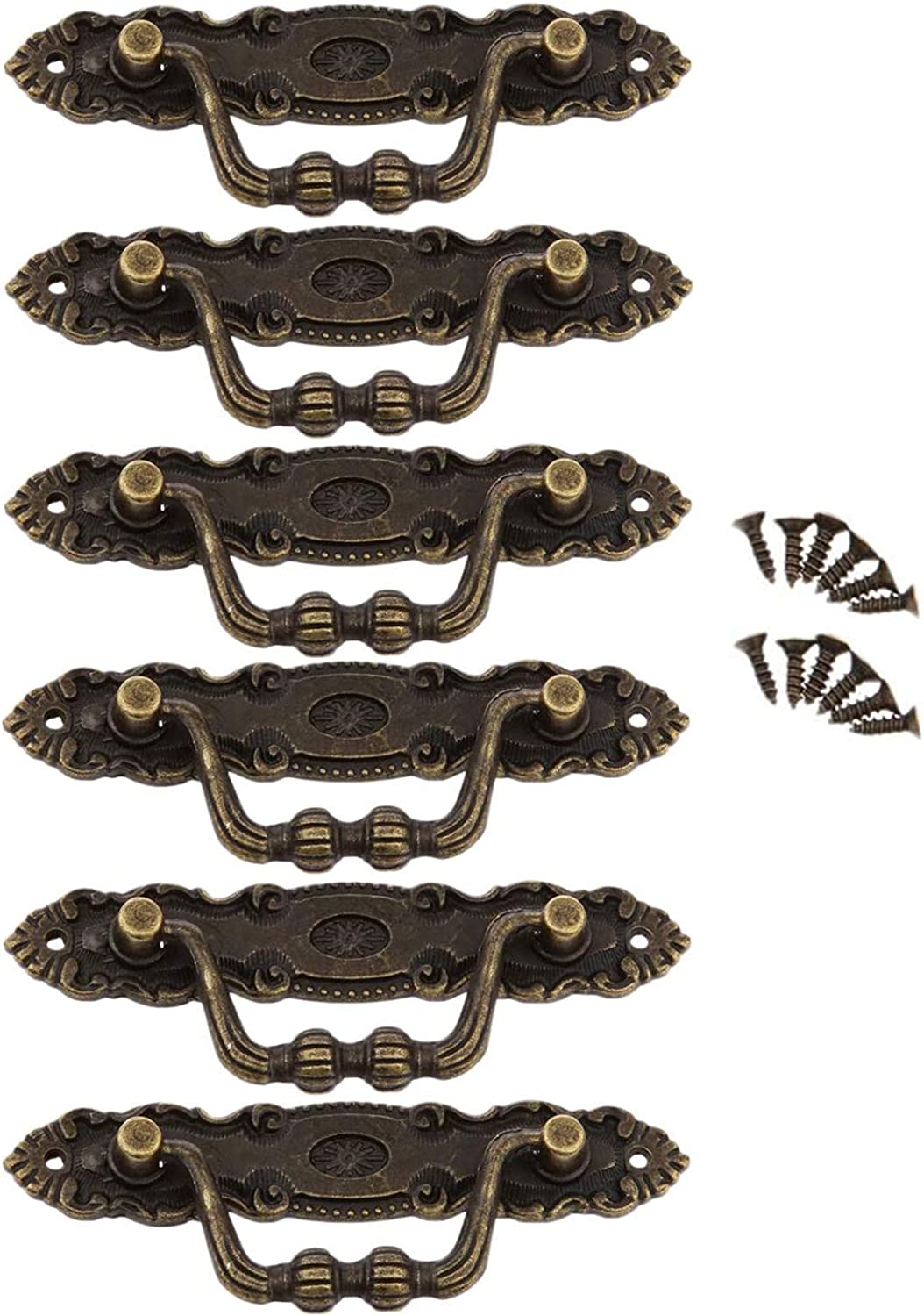 Antique Pull Handle With Screw Cabinets Handle Clear Furniture Door ...