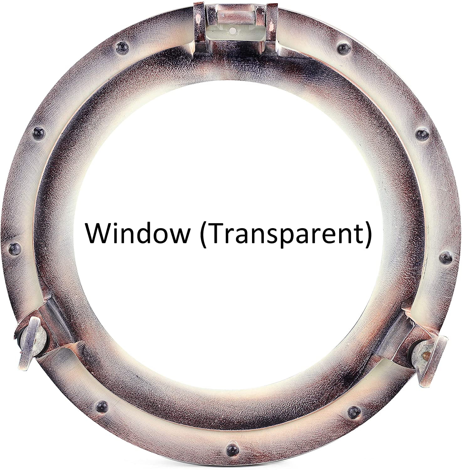 Antique Purple Rustic Patina Nautical Maritime Ship's Porthole Frame ...