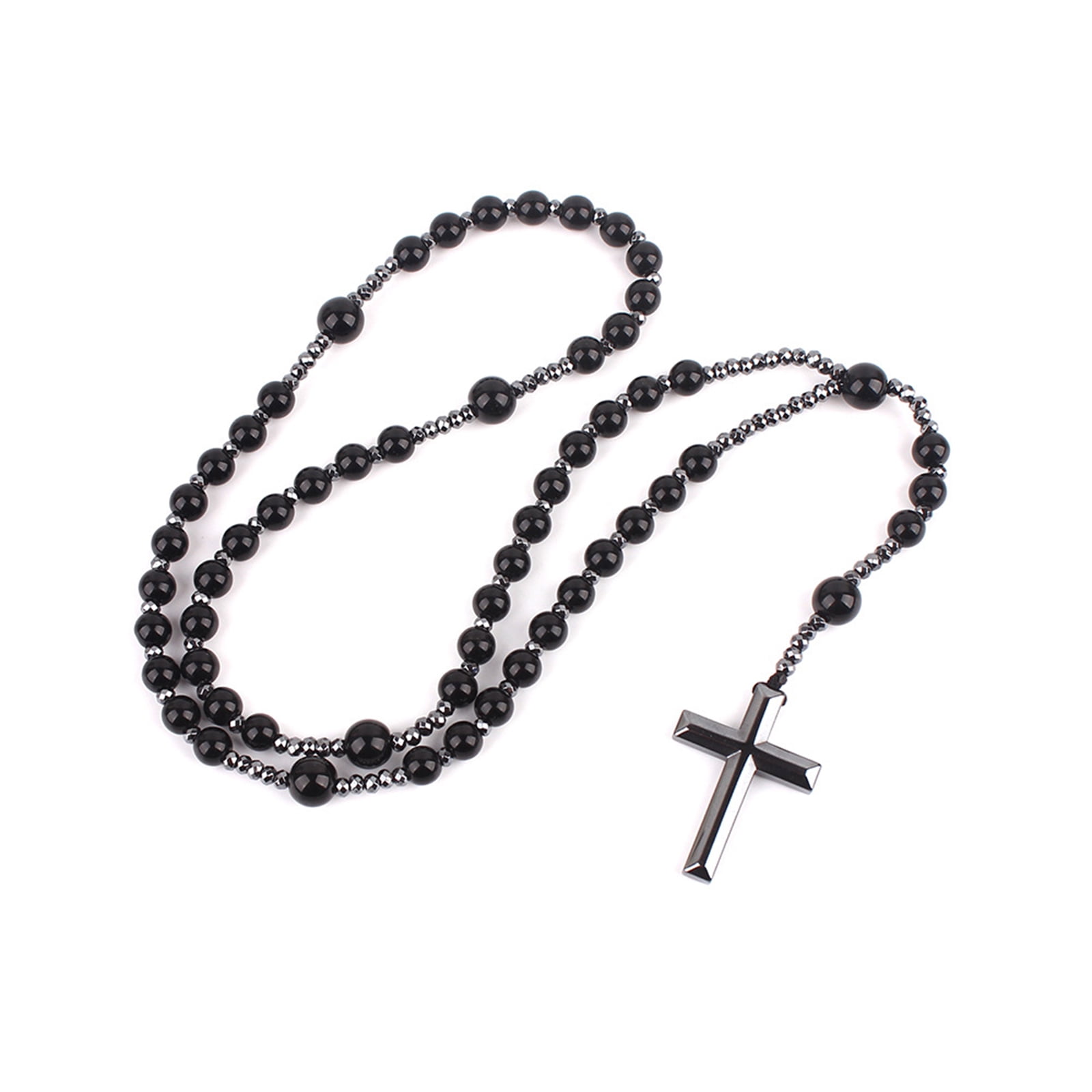 Antique Religious Catholic Necklace Prayer Beads Rosary Necklace ...
