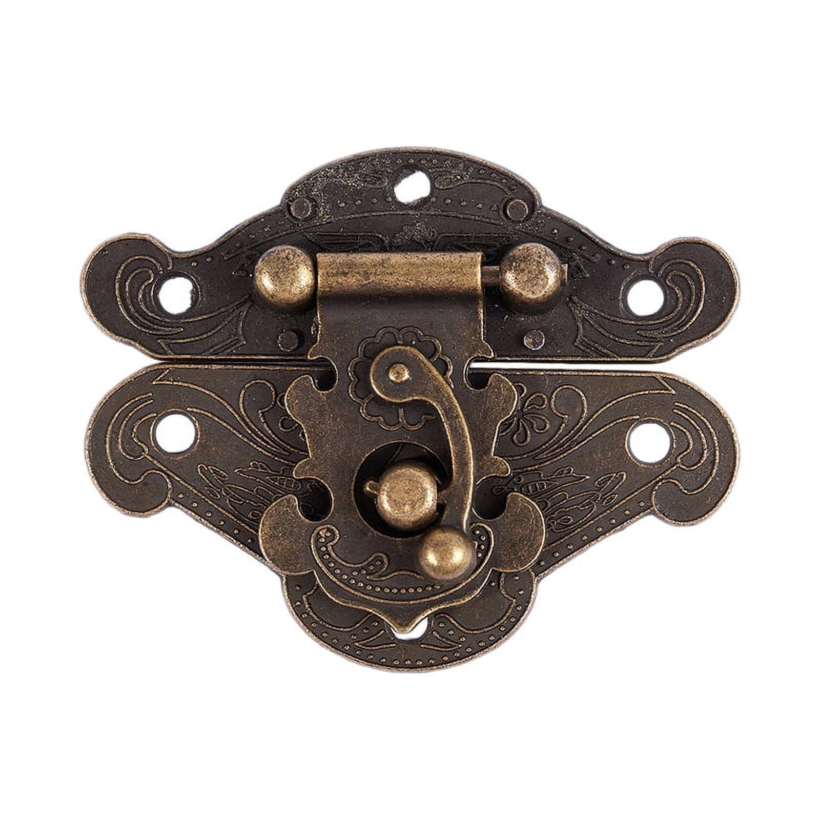 Antique Retro Vintage Decorative Latch Wooden Hasp Pad Chest Lock Size ...