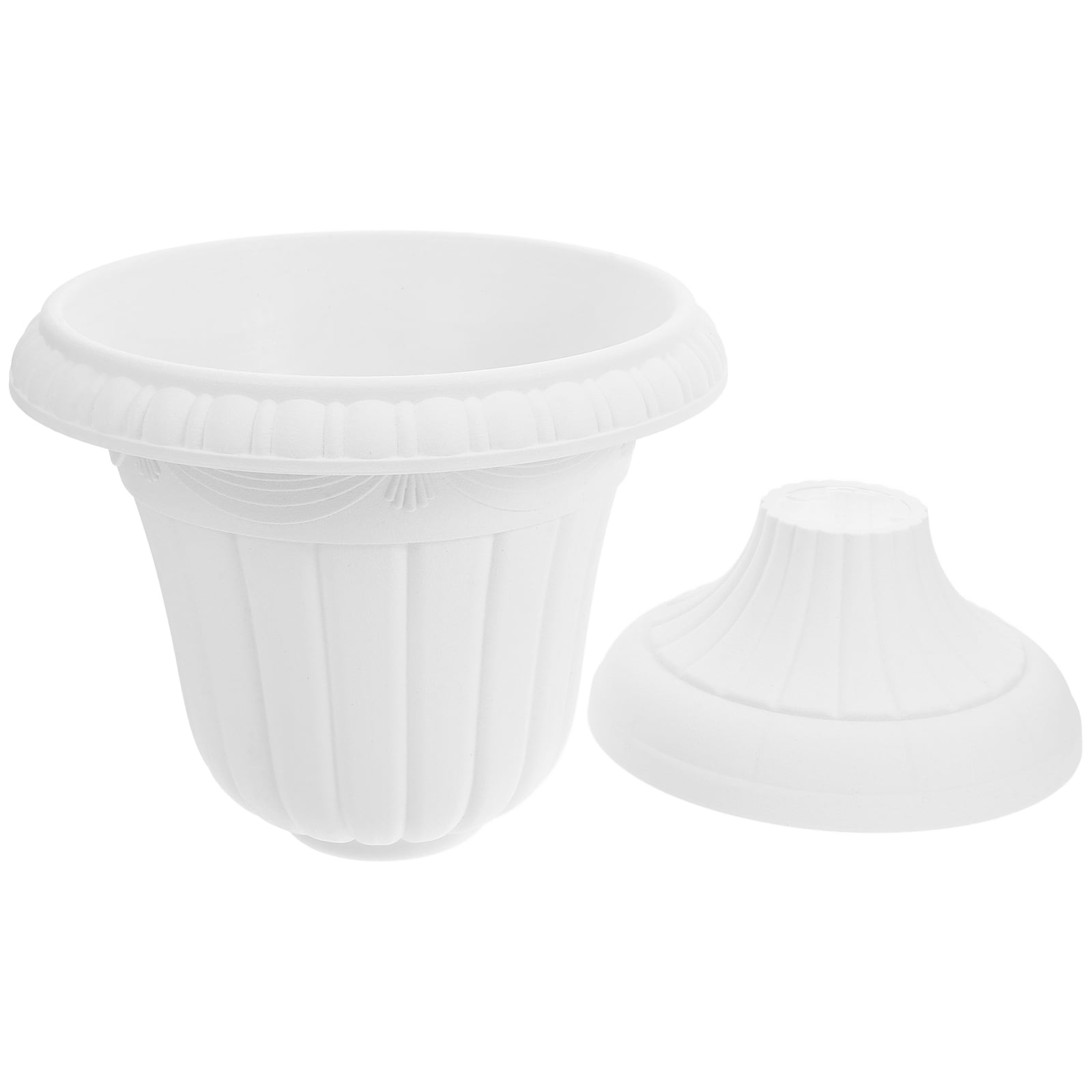 Antique Roman Column Flower Pot Pedestal Planter Traditional Urn ...