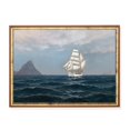 Antique Sailing Ship Vintage Nautical Maritime Art Unframed Paper Print ...