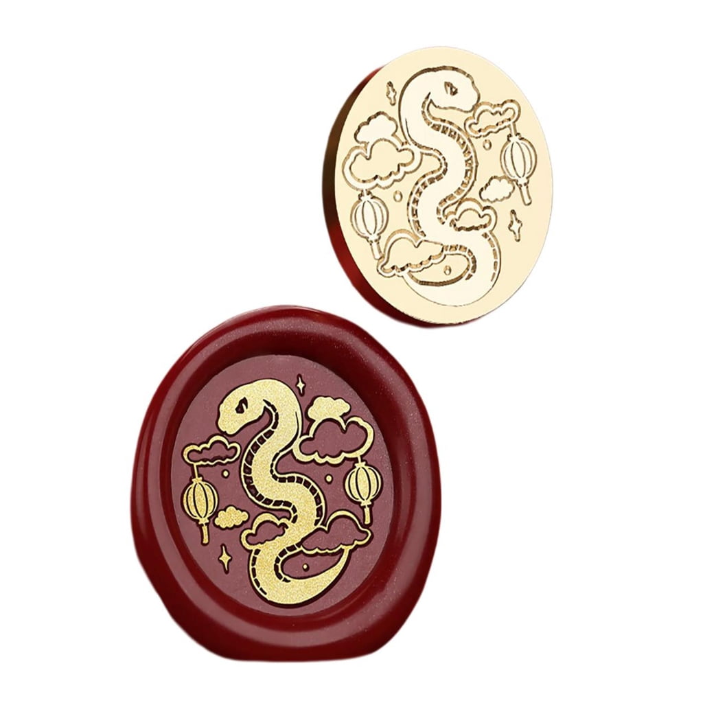 Antique Seal Stamp Metal Stamp Year of the Snake Seal Stamp for ...
