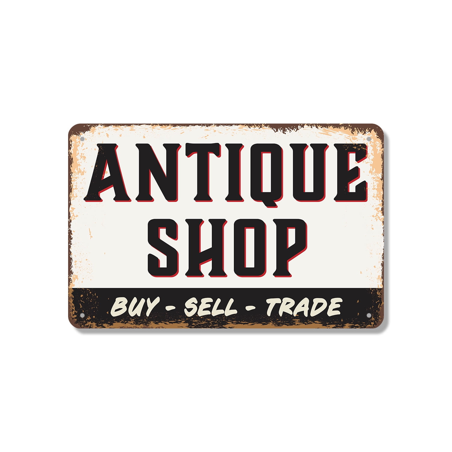 Antique Shop 18 Inch x 24 Inch Novelty Aluminum Metal Sign Old Souls ...