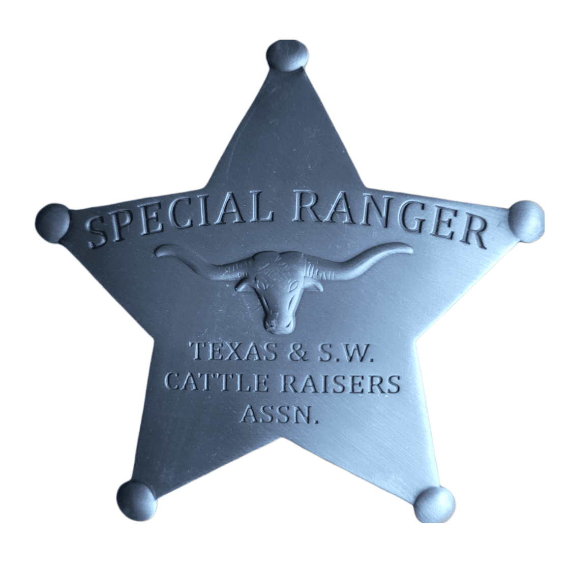 Antique Silver Finish Western Texas Special Ranger Lapel Pin by MDream ...