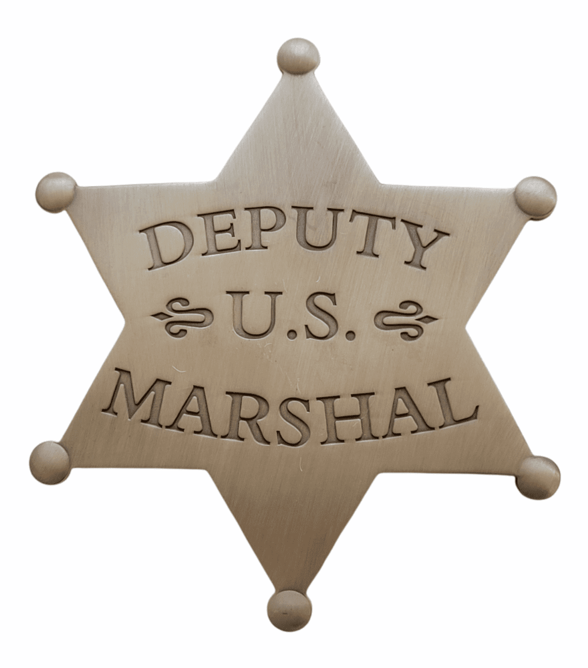 Antique Silver Finish Western US Deputy Marshal Badge Lapel Pin by ...