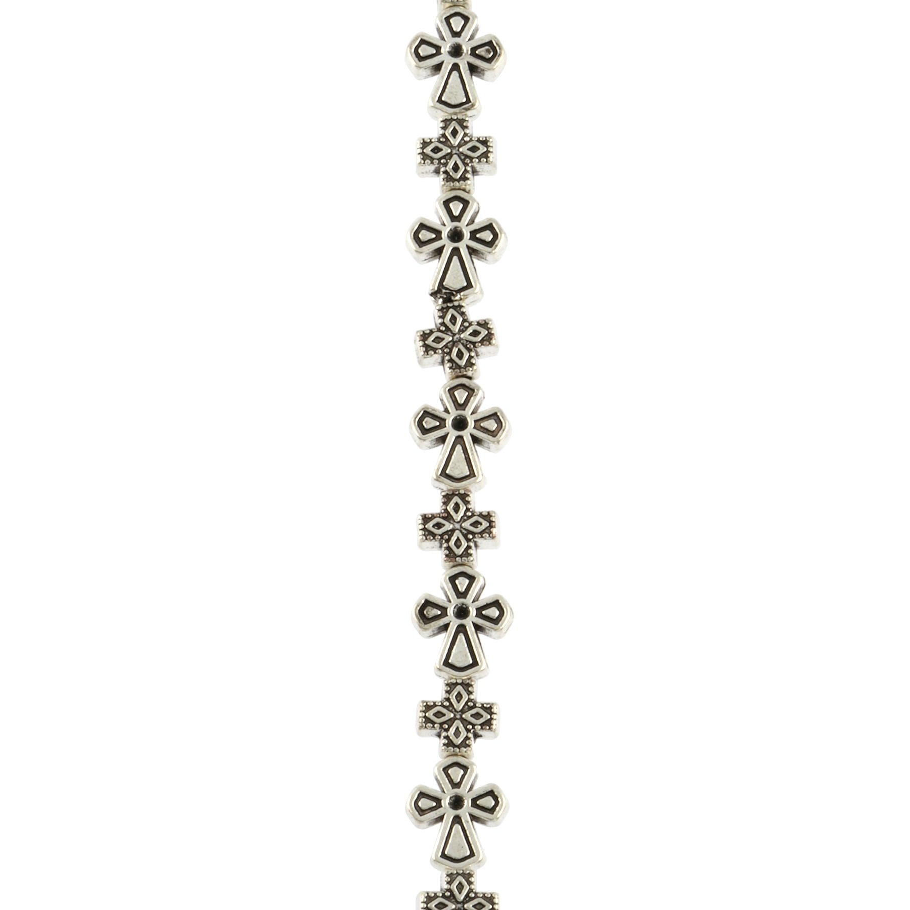 Antique Silver Metal Cross Mix Beads by Bead Landing - Walmart.com