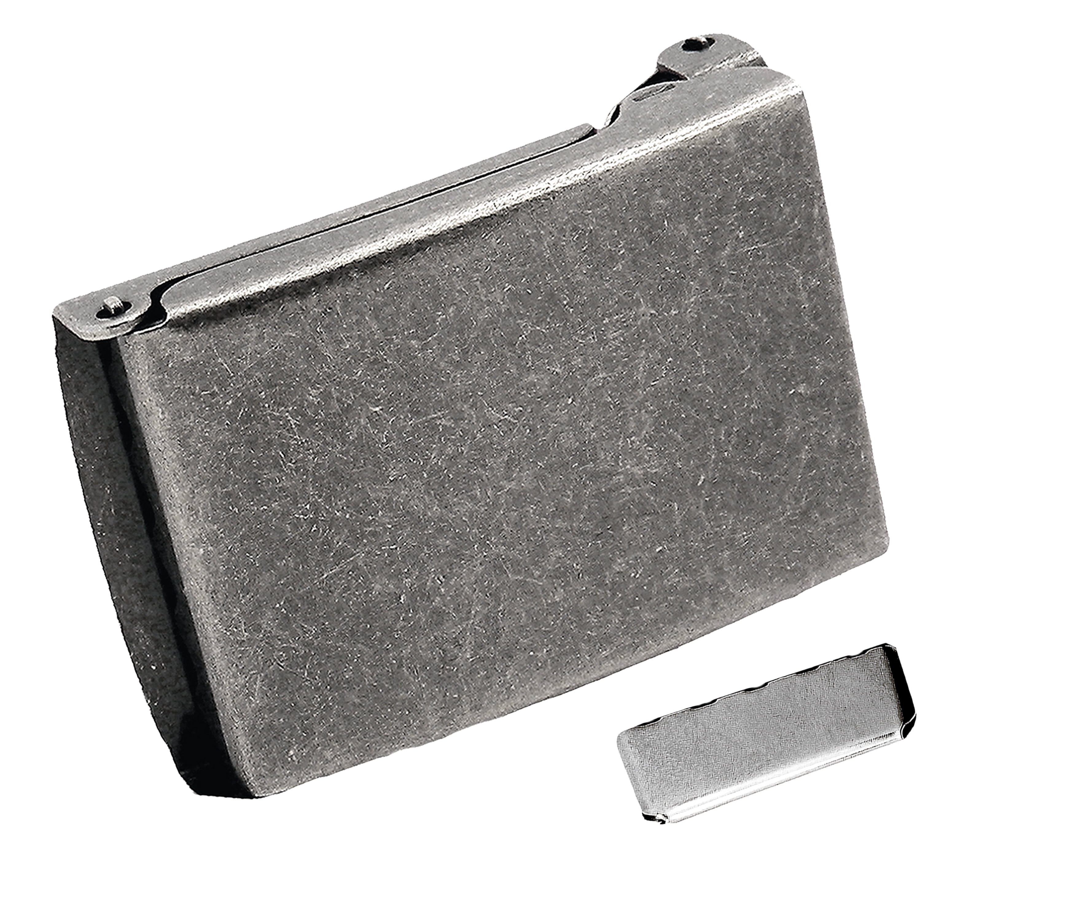 Antique Silver Military Flip Top Buckle 1.5" Width - Walmart.com