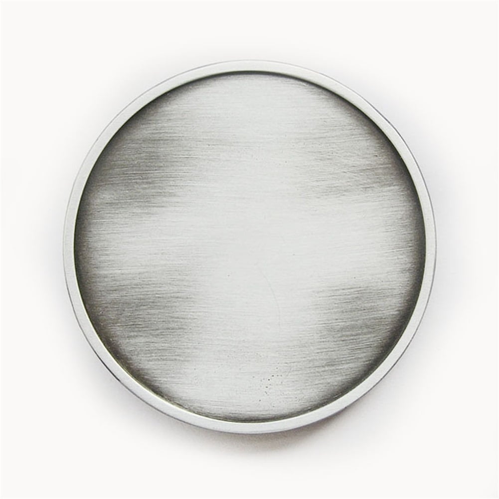 Antique Silver Round Blank Custom Belt Buckle, Zinc Alloy Heavy Metal ...