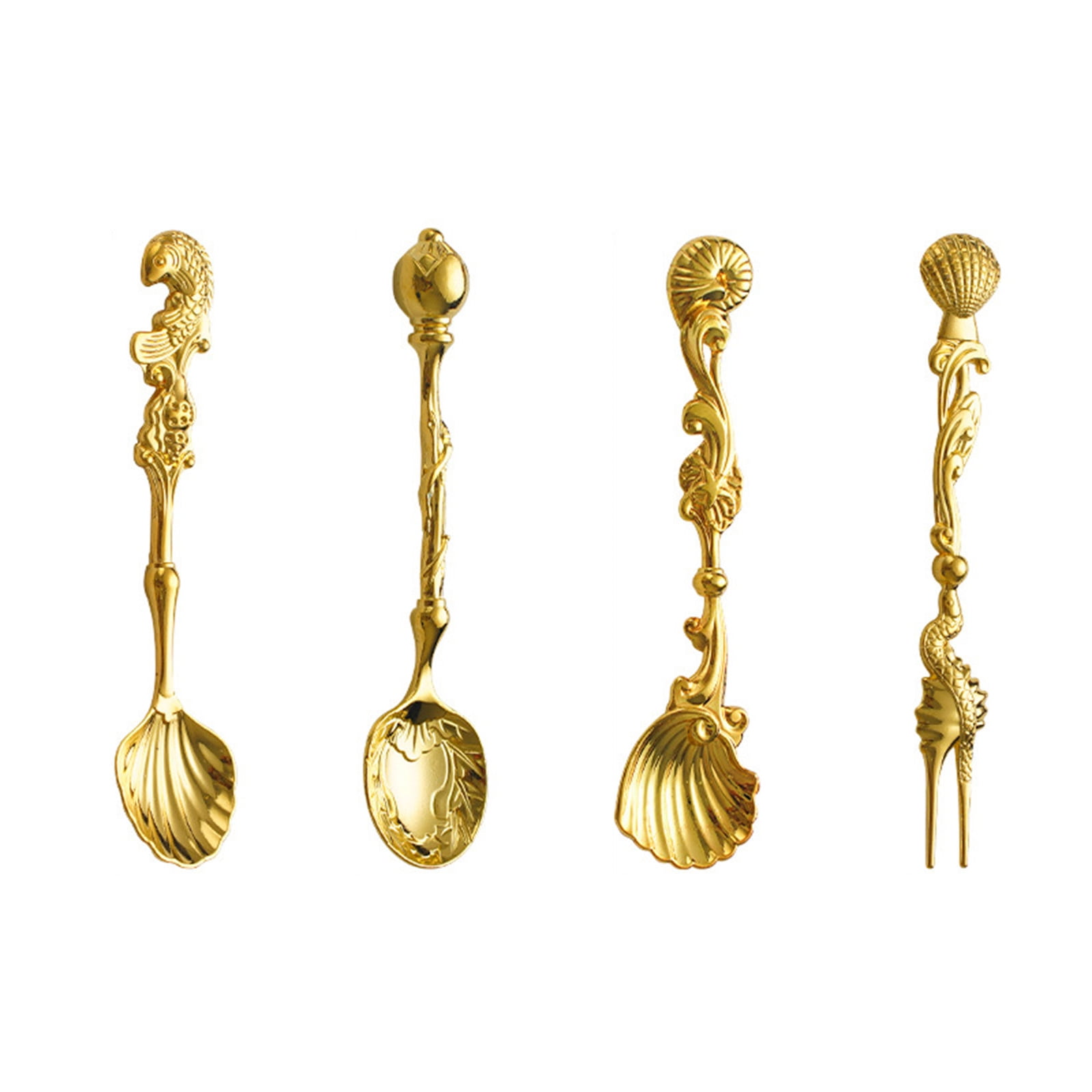 Antique Spoon Set with Ergonomic Designs Zincs Alloy Construction ...