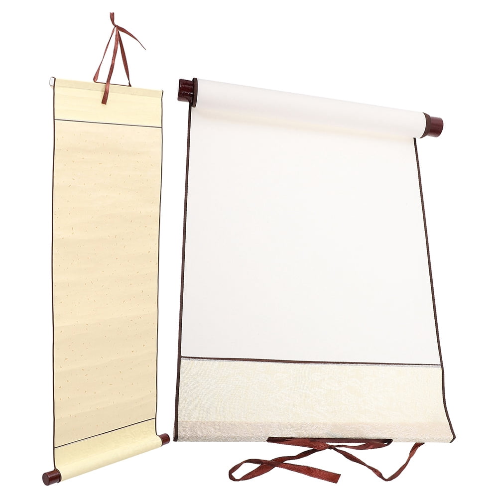 Blank Scroll Calligraphy Paper for Painting Use Assorted Color Rice ...