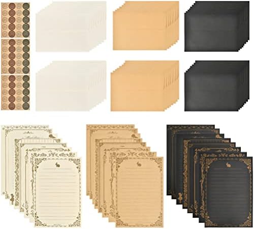 Antique Stationary Paper and Envelopes Set, 96 Sheets Vintage ...