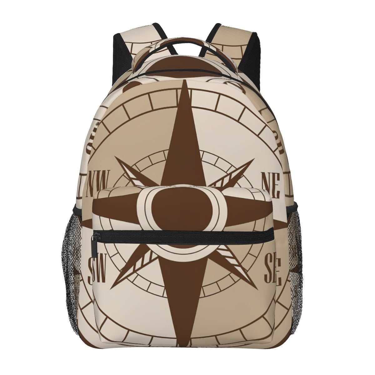 Antique Style Compass Rose Backpack for Travel RucksackBackpacks for ...