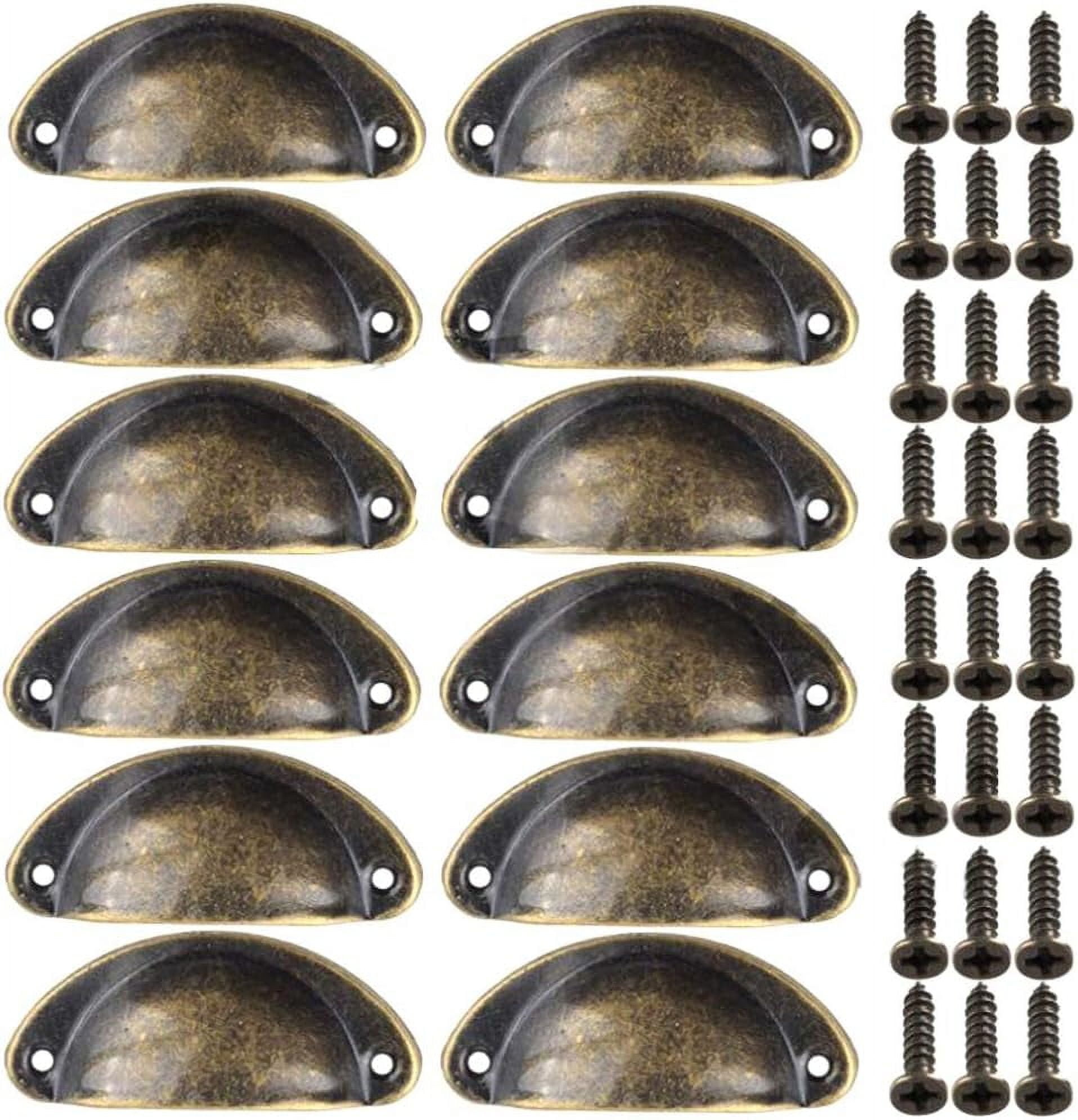 Antique Style Pull Handles For Dresser, Easy Install Metal Screw With ...
