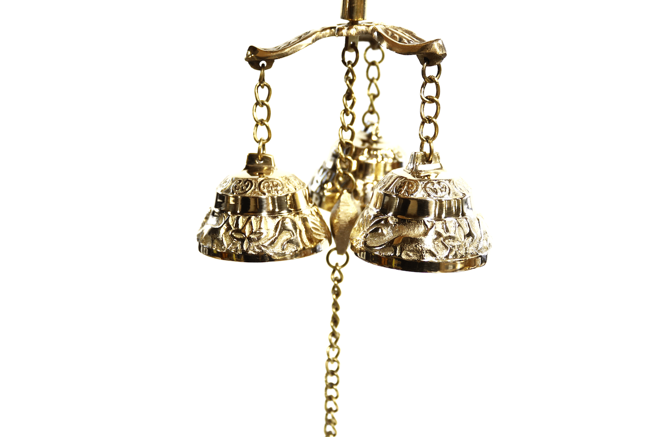 Antique Style Shopkeepers Triple Bell ~ Brass Store Doorbell - Walmart.com