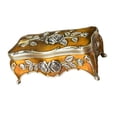 Antique Styles Floral Alloy Jewelry Storage Box With Multiple ...