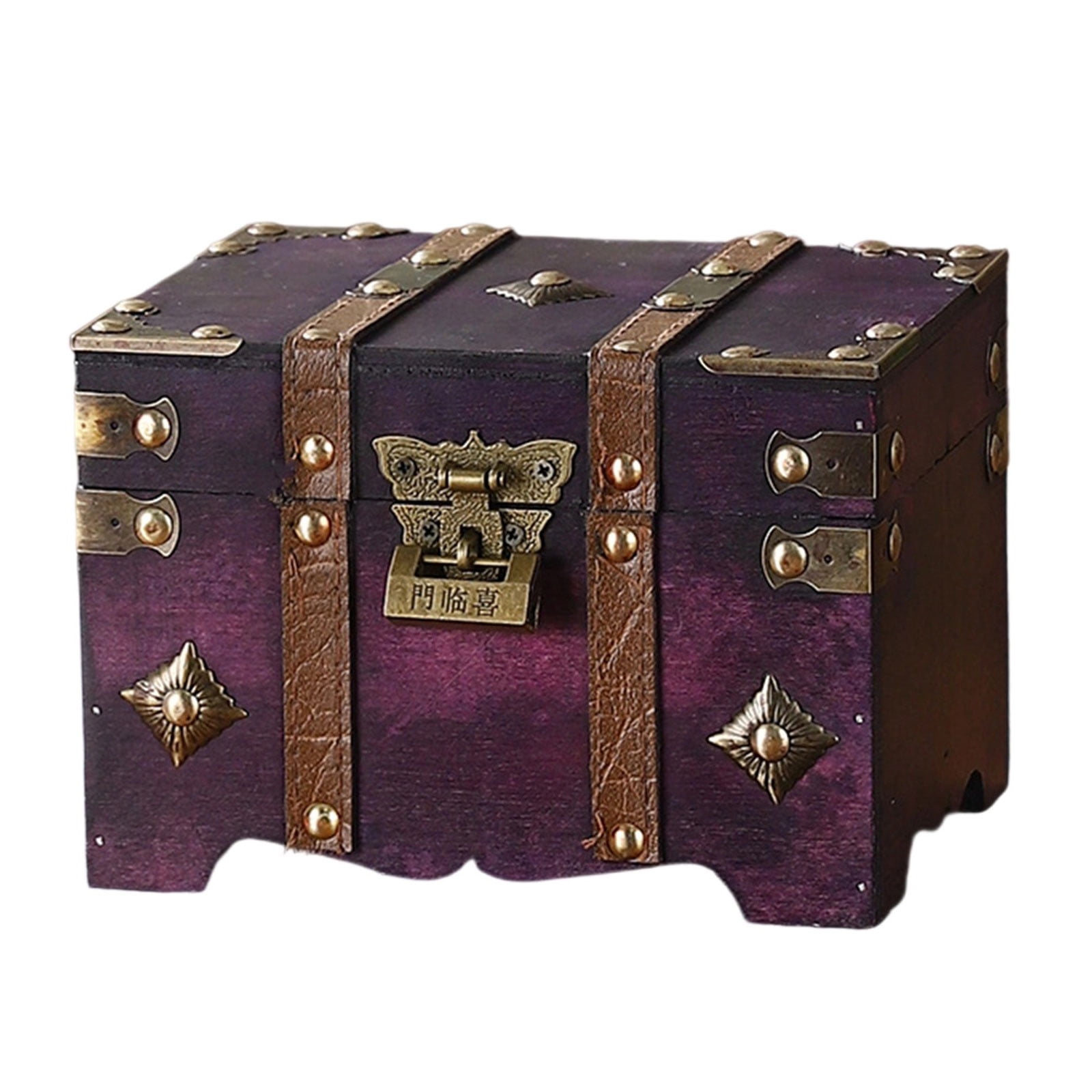 Antique Styles Locking Storage Box With Secure Combination Code Large ...