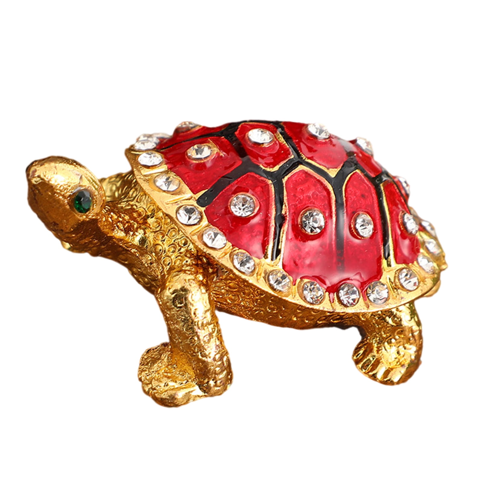 Antique Styles Metal Turtles Shape Jewelry Holder Decorative Storage ...