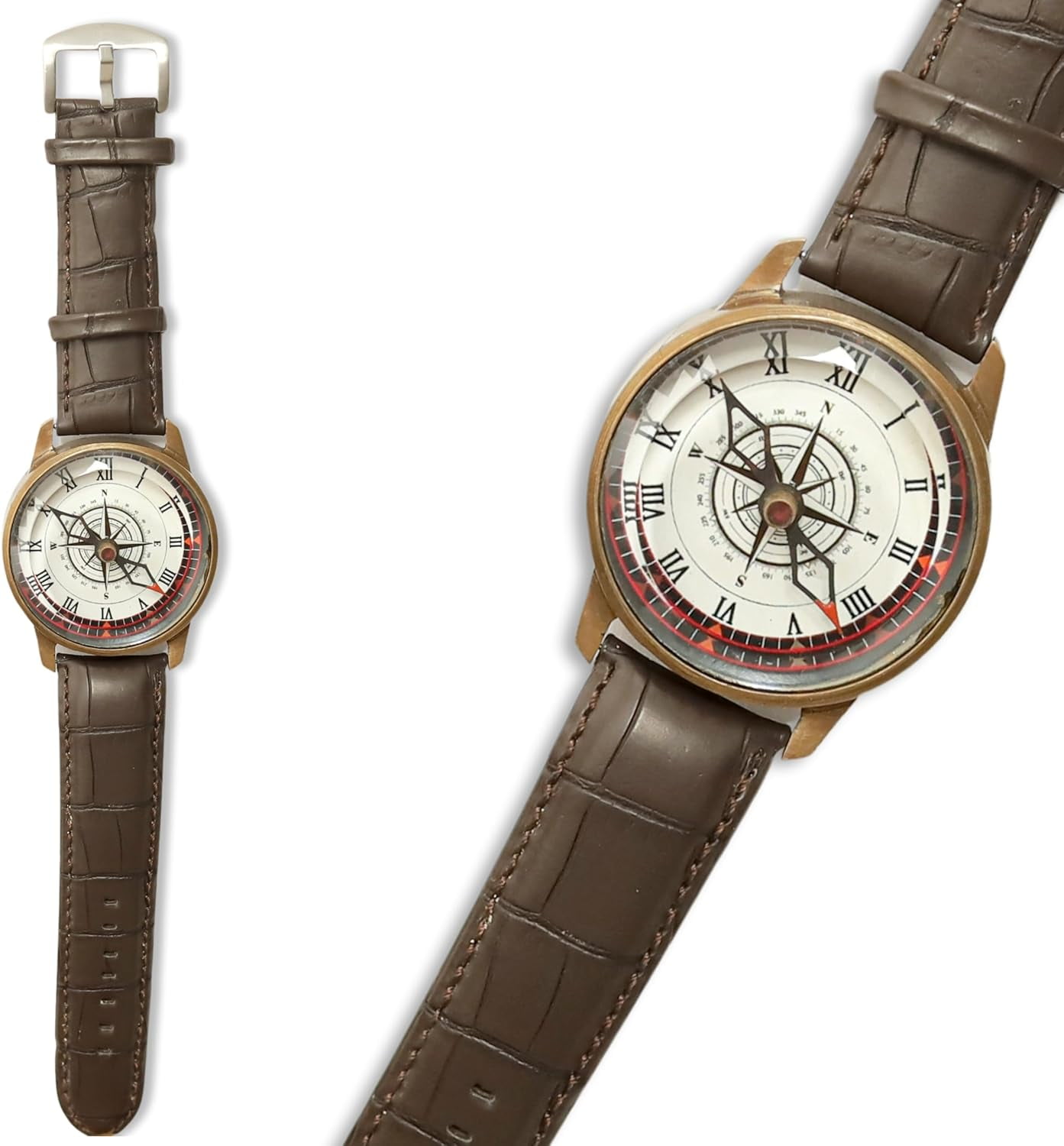 Antique Sundial Compass with Leather Strap | Vintage West London 2.2 ...