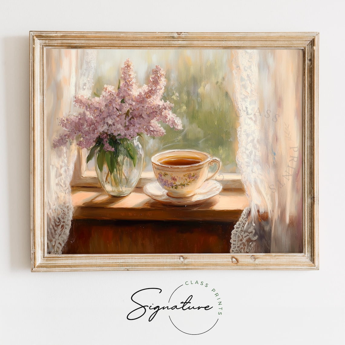 Antique Teacup With Lavender By A Window, Spring, Vintage Cottagecore ...