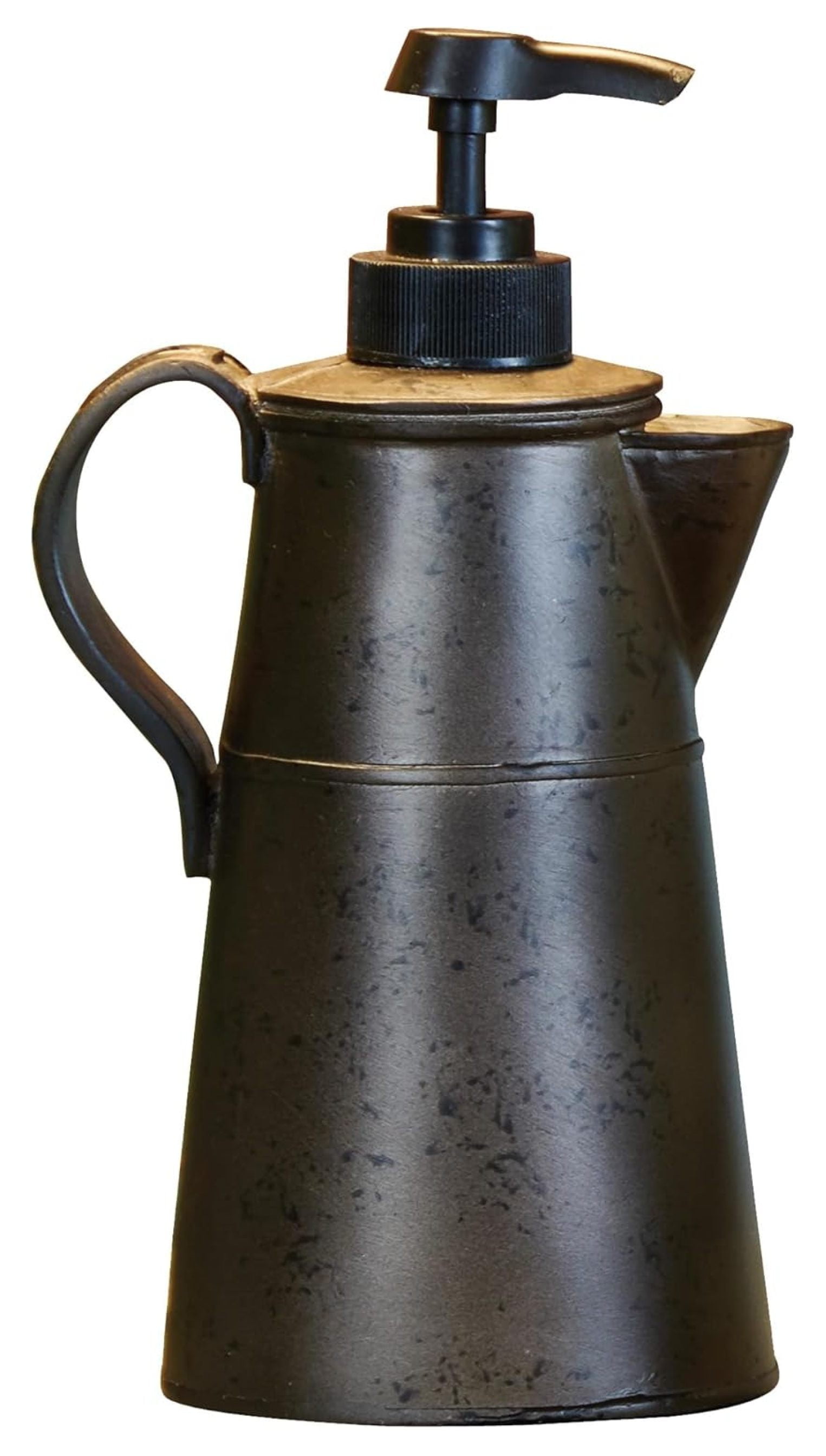 Antique Tin Coffee Pot Hand Soap Dispenser for Bathroom | Rustic Hand ...