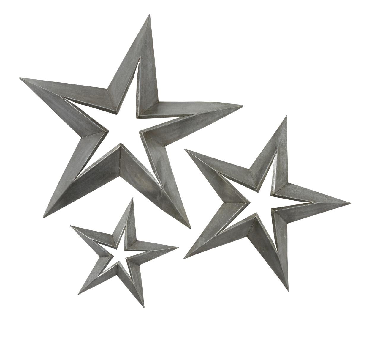 Antique Tin Stars - Set of 3 - Park Designs - Walmart.com