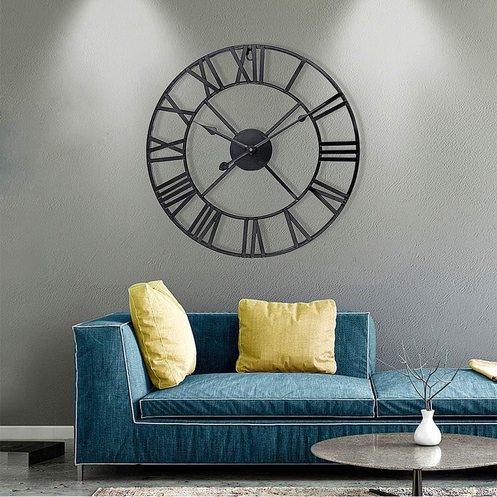 Antique Tower 24 inch Large Roman Numeral Wall Clock - Walmart.com
