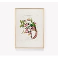 Antique Turpin Hair Botanical Illustration Science Fine Art, Stretched ...