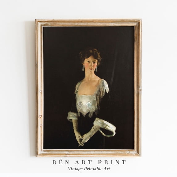 Antique Victorian Woman Portrait Poster Moody Wall Art Design1 Poster ...