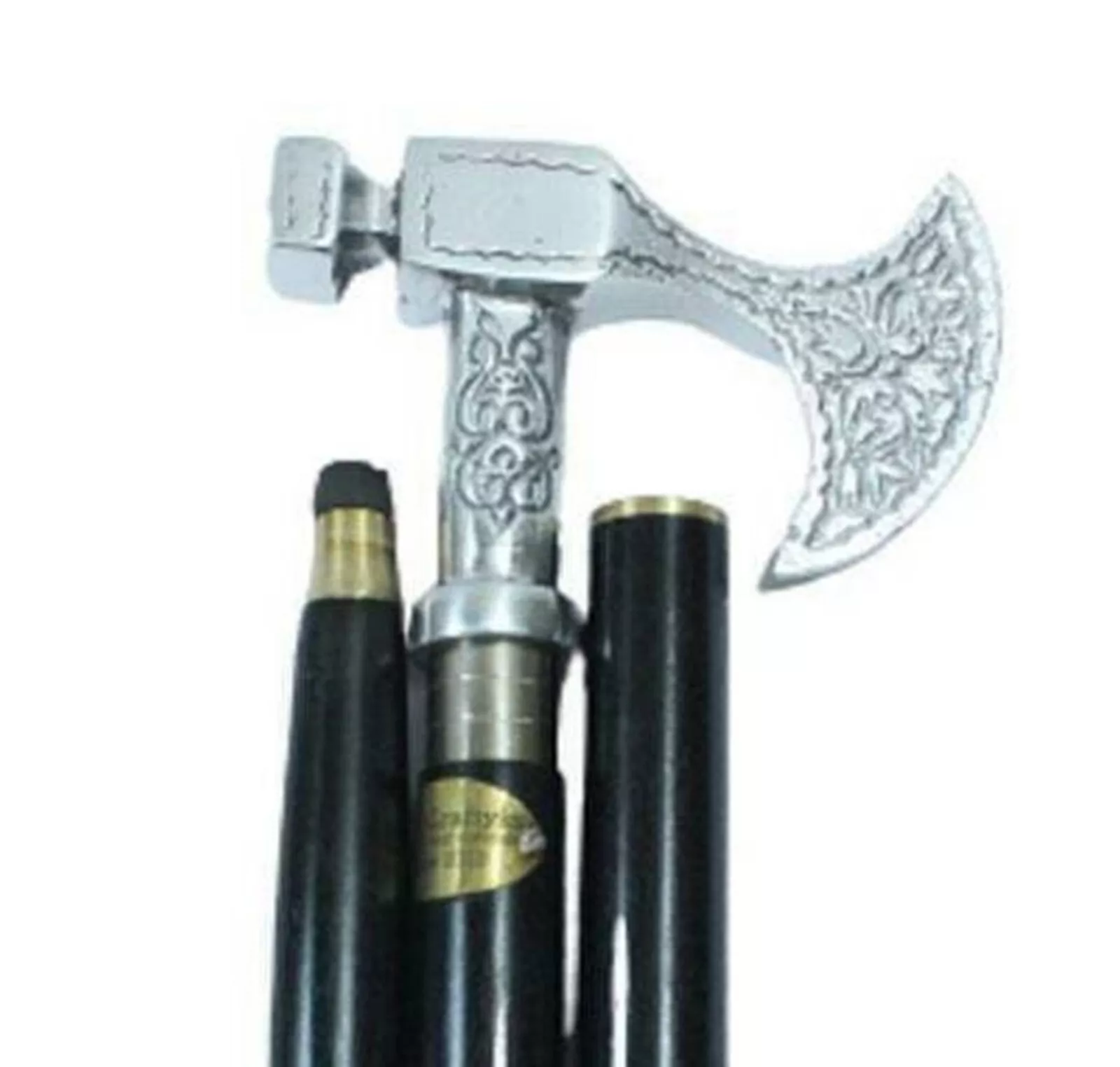 Antique Vintage Axe Handle stick Collectible wood walking stick cane ...