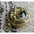 Antique Vintage Brass Pocket Compass Brass Nautical Compass Marine ...