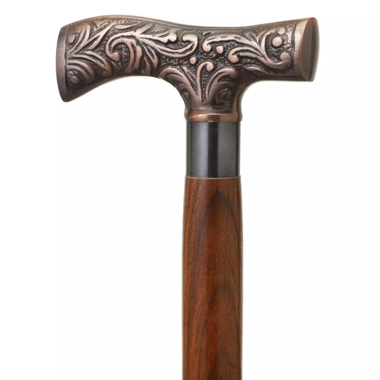Antique Vintage Design Handle stick Collectible wood walking stick cane ...