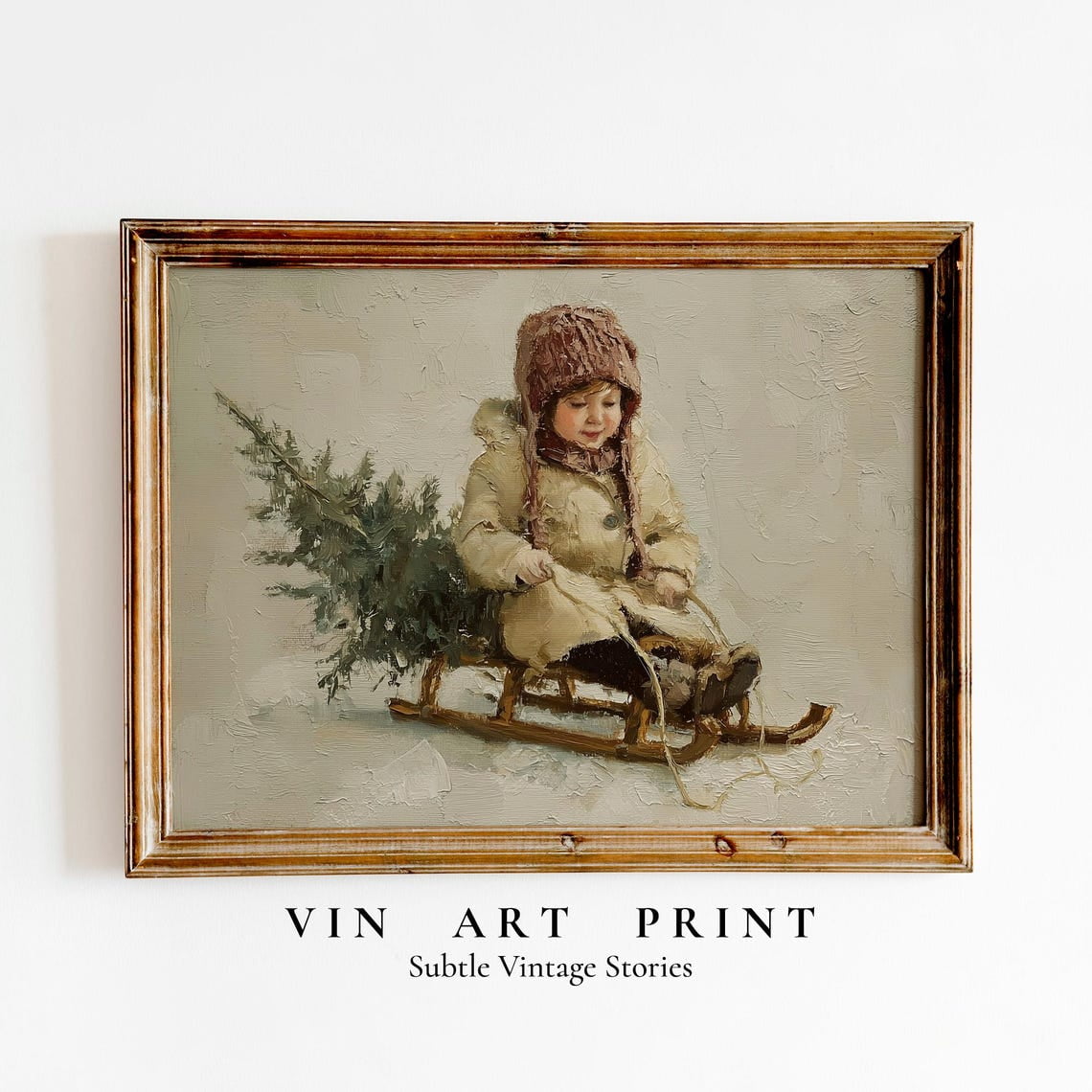 Antique Vintage On Sled Wall Art, Rustic Farmhousedecor, Nostalgic ...