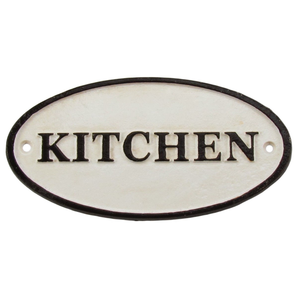 Antique/Vintage Style Cast Iron KITCHEN Wall Sign Old House/Farmhouse ...
