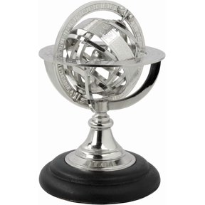 DecMode Traditional Armillary Sphere With Pierced Arrow Metal ...