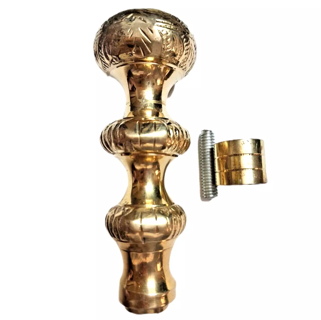 Antique Walking Cane (Handle Only) Brass Round Knob Long Head Top for ...