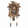 Antique Wall Clock With Sound Unique Cuckoo Bird Flapping Battery ...