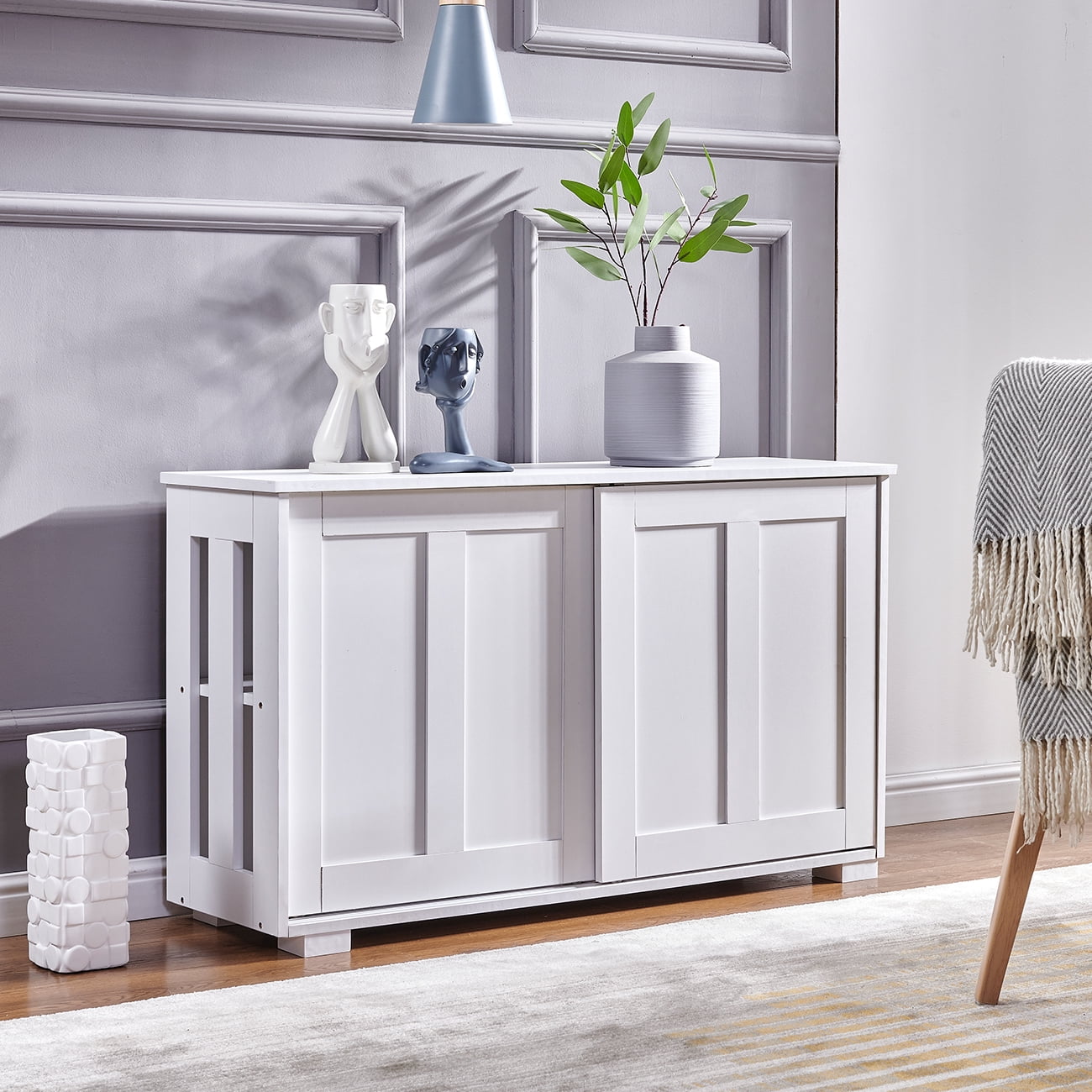 Antique White Buffet Table Sideboard and Buffet Kitchen Sideboard ...