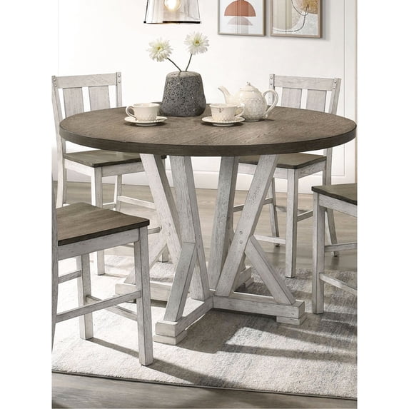 Antique White Counter Table for Dining | In Family Dining Situations ...