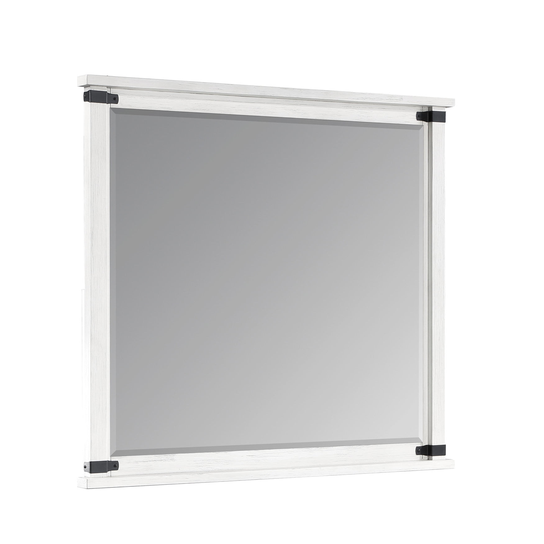 Antique White Wood Mirror | Complements Modern Bedroom Design ...