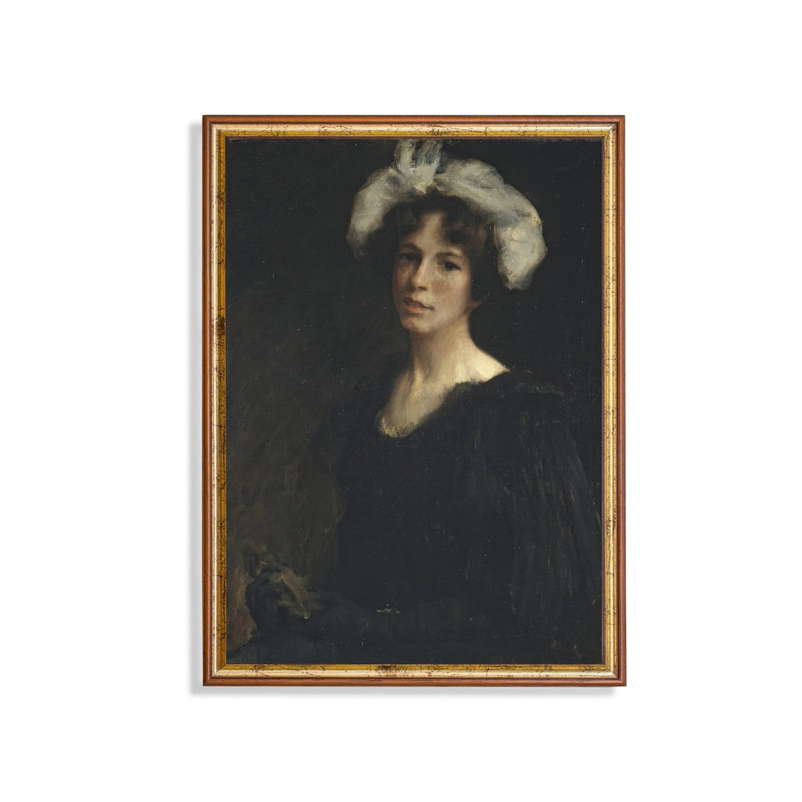 Antique Woman Portrait, Moody Victorian Art Poster Home Decor, 8x12 ...