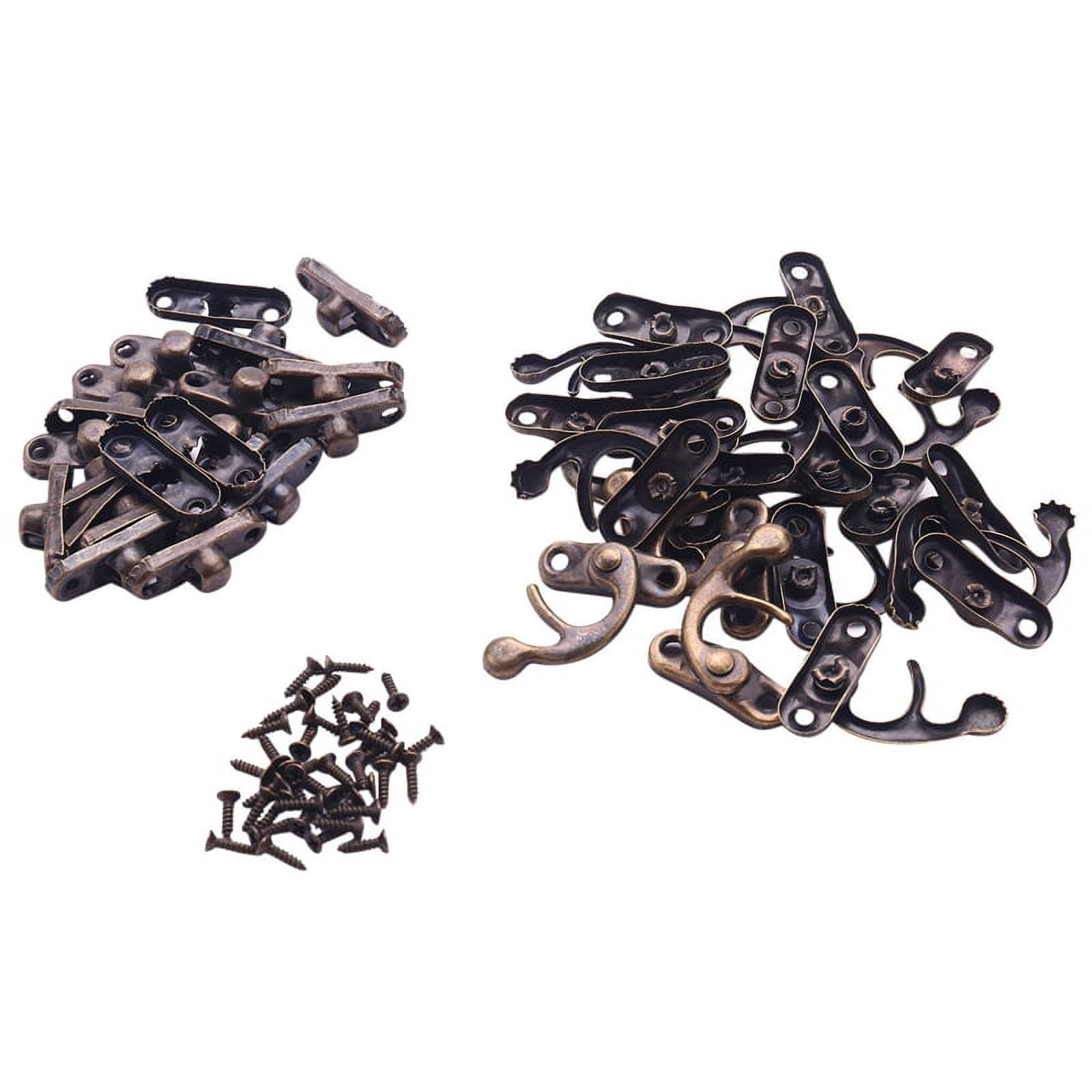 Antique Wood Box Latch Sets Case Lock Hinge, Bronze Tone, 20 Piece ...