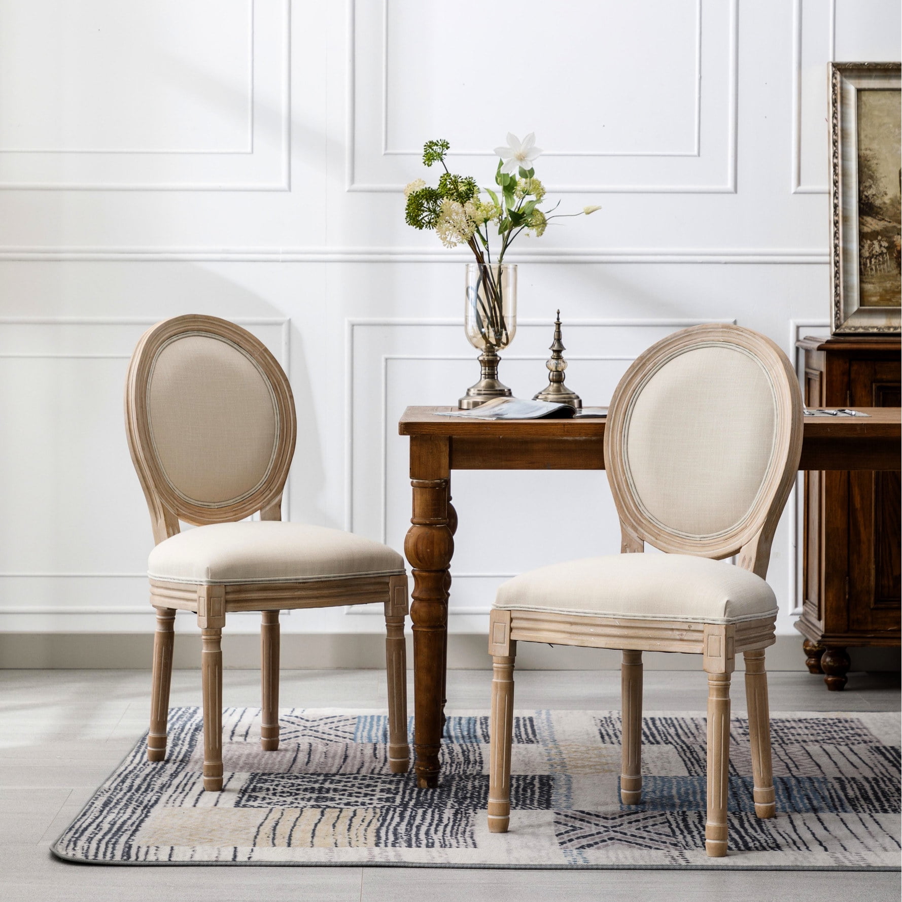 Antique Wood Fusion / Home Dining / Refined Dining Chairs - Walmart.com