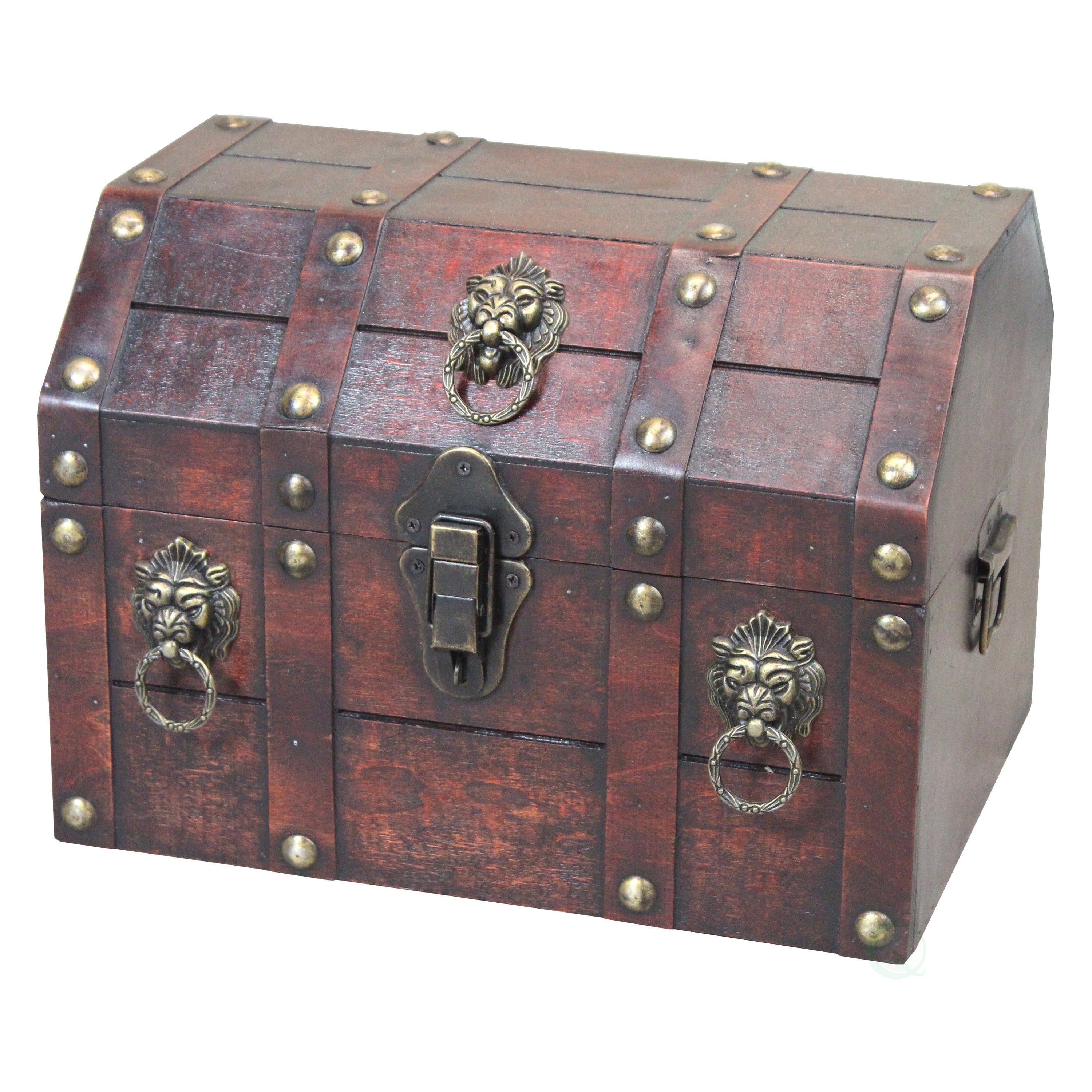Handmade Pirate Treasure Chest with Lockable Latch - Vintage Wooden ...
