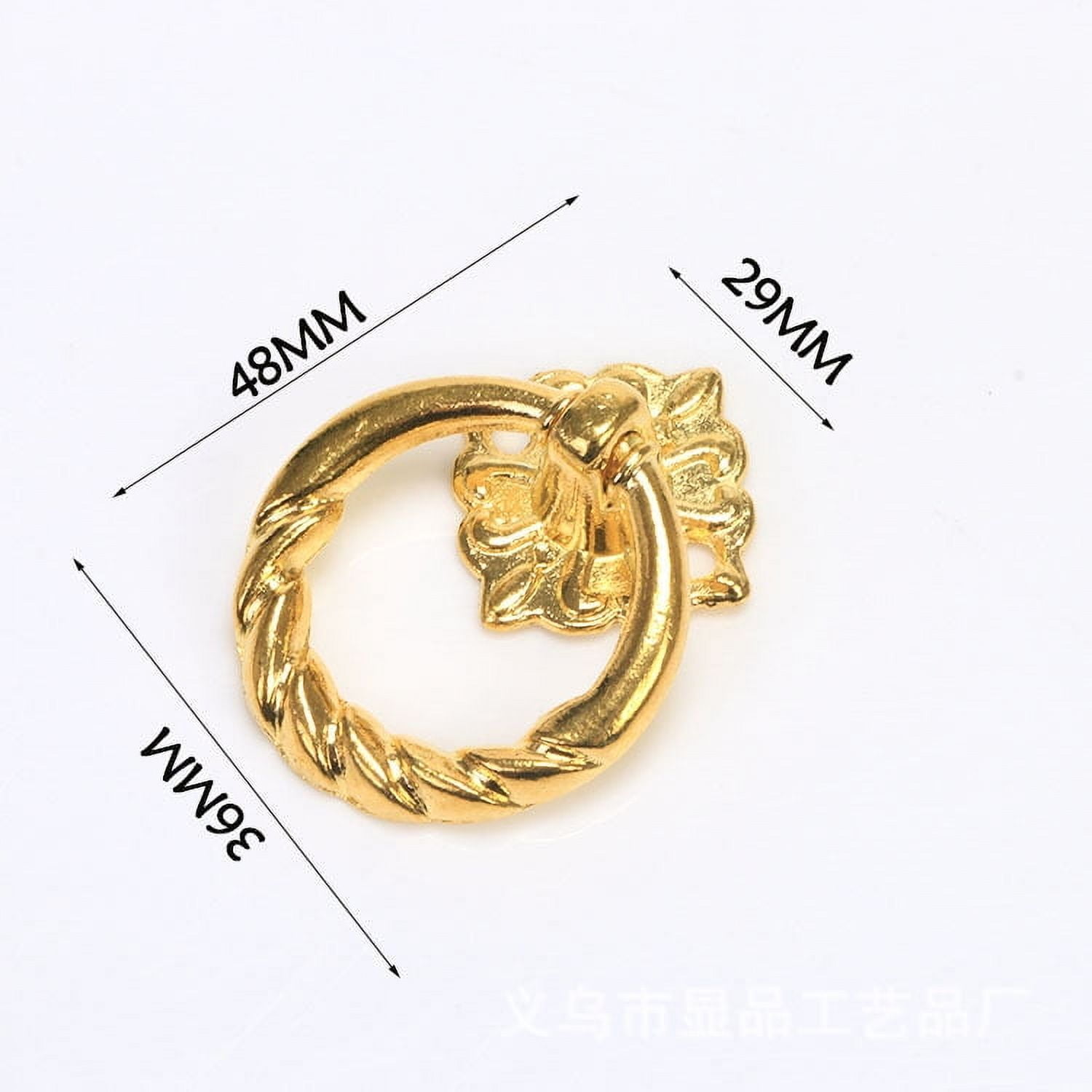 Antique drawer handle single hole handle wardrobe cabinet pull ring ...