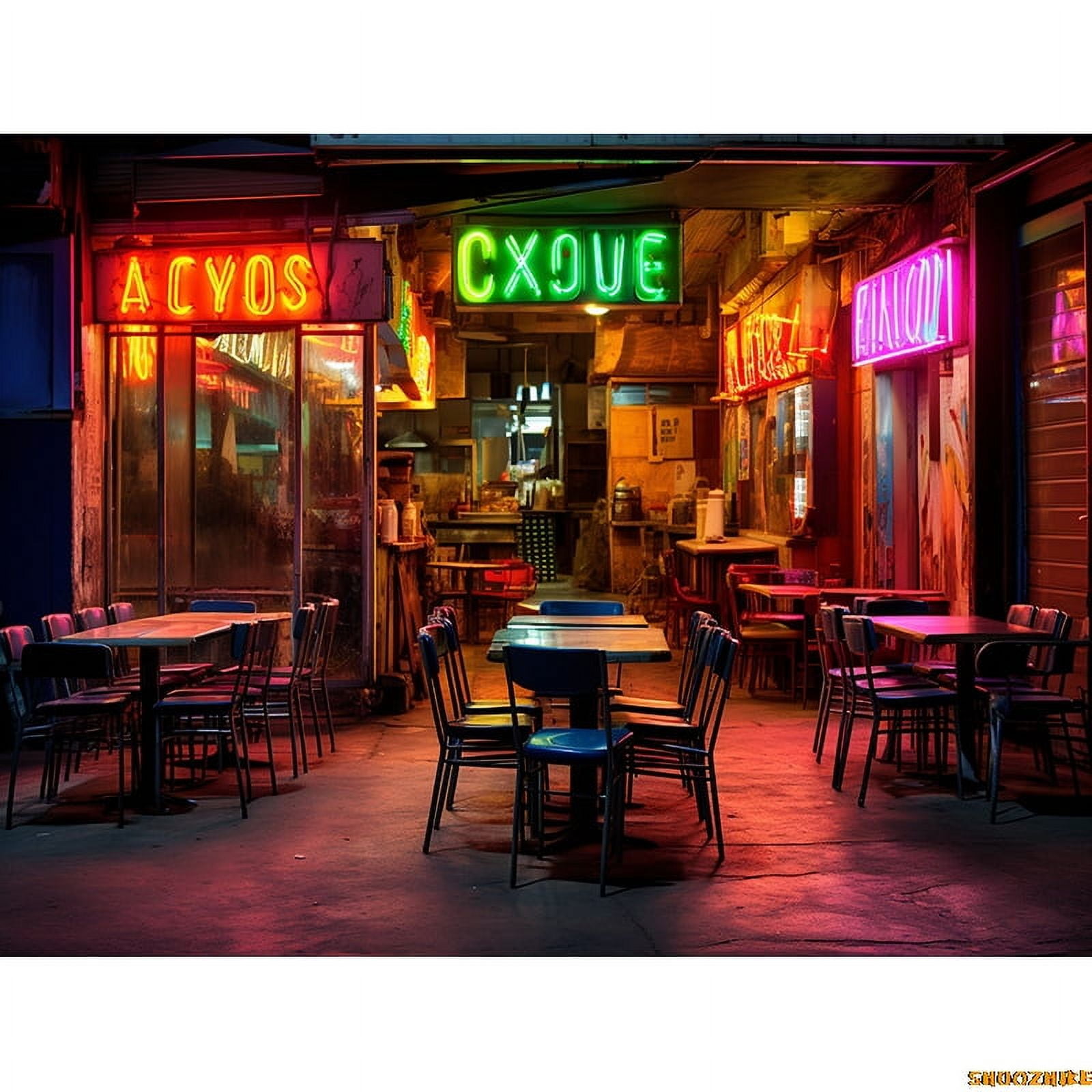 Antique library Old Tavern Barista Coffee Shop Bar Photography Backdrop ...