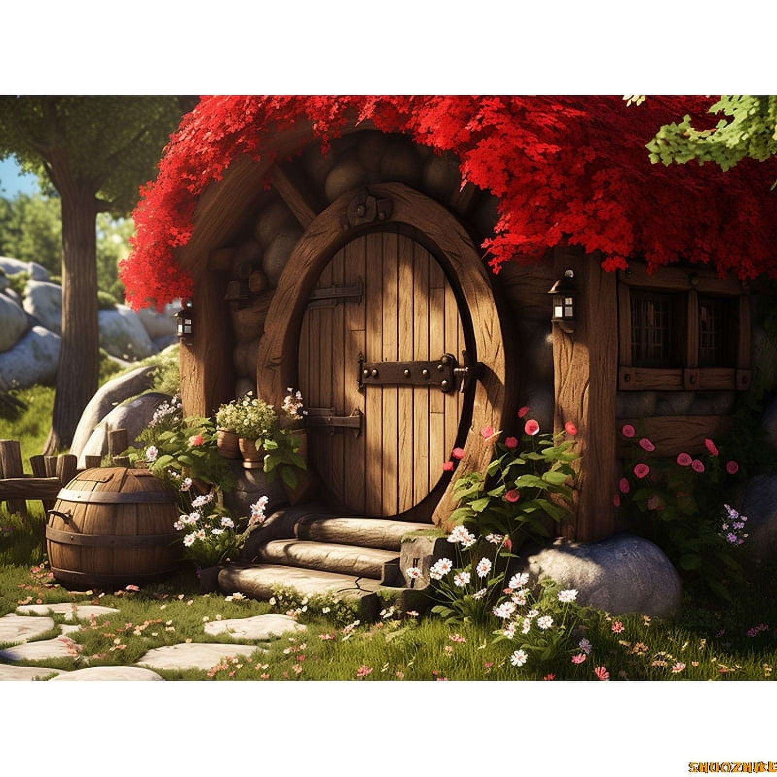 Antique library Old Tavern Barista Coffee Shop Bar Photography Backdrop ...