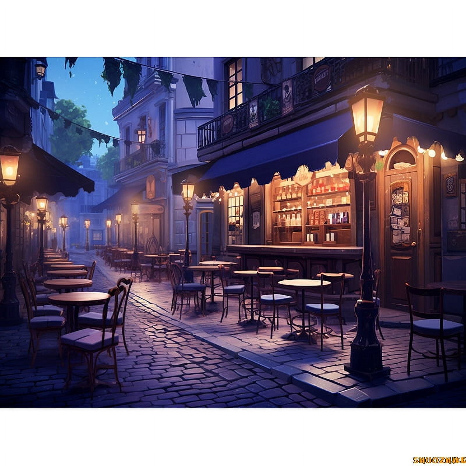 Antique library Old Tavern Barista Coffee Shop Bar Photography Backdrop ...