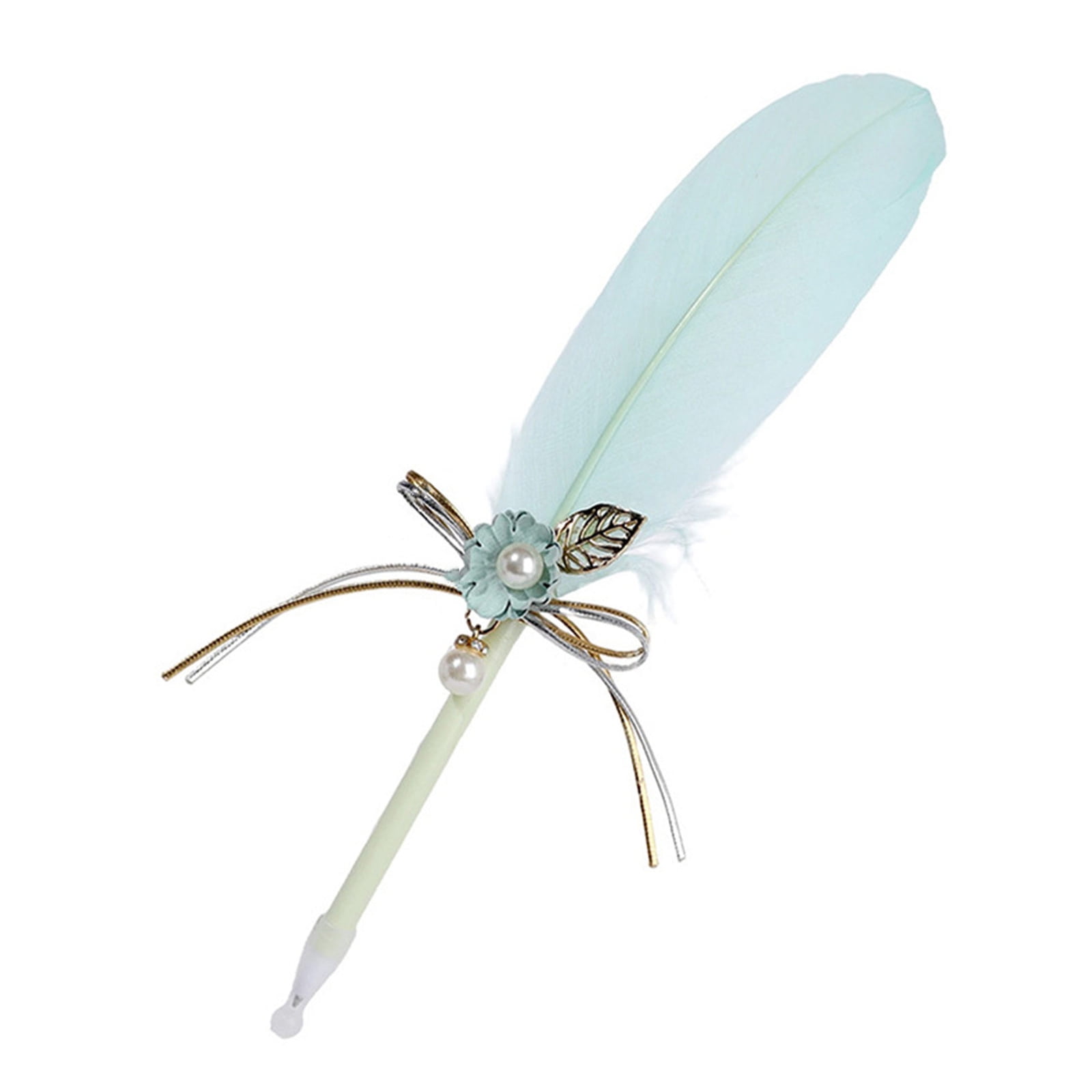 Antiqued Feathered Ballpoint Pen Aesthetic Signing Pen Smooth Writing ...